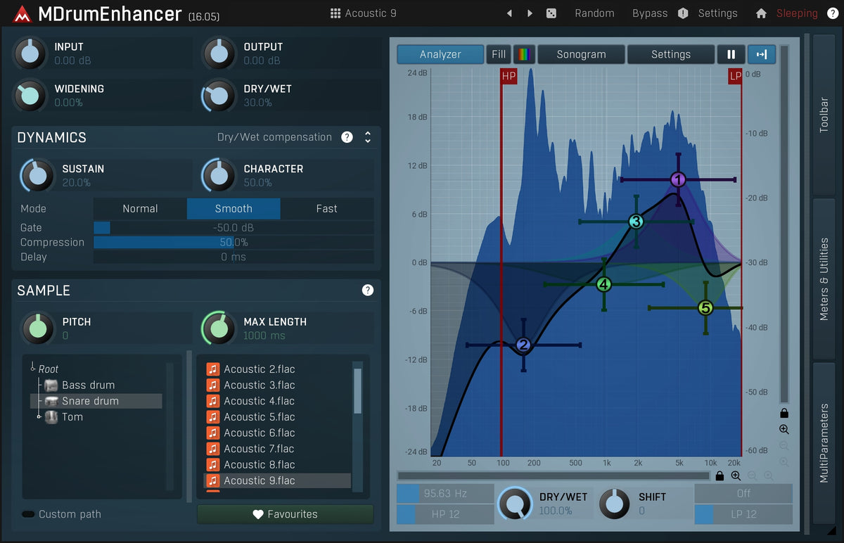 Melda MDrumEnhancer 드럼 사운드 강화 플러그인 – 플러그인샵