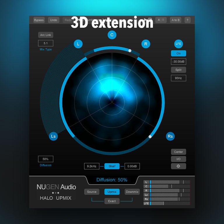 NUGEN Halo Upmix 3D extension 확장팩 – 플러그인샵