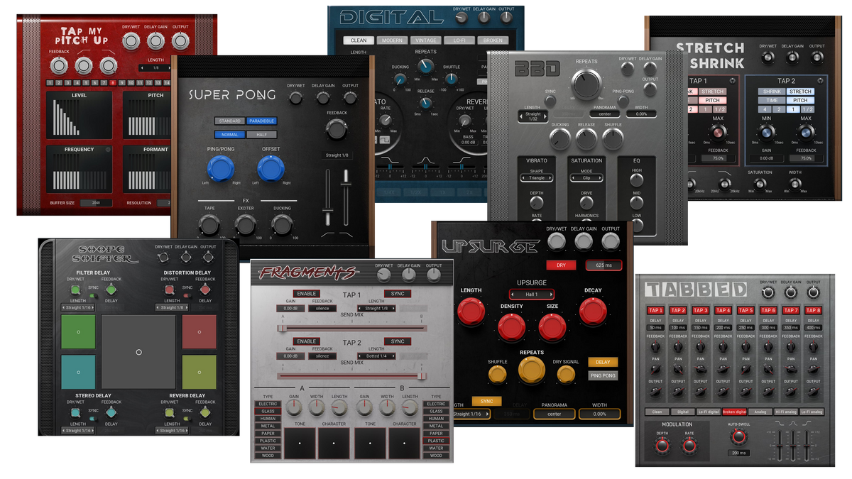 Melda MTurboDelay 40가지 딜레이 타입 포함 – 플러그인샵