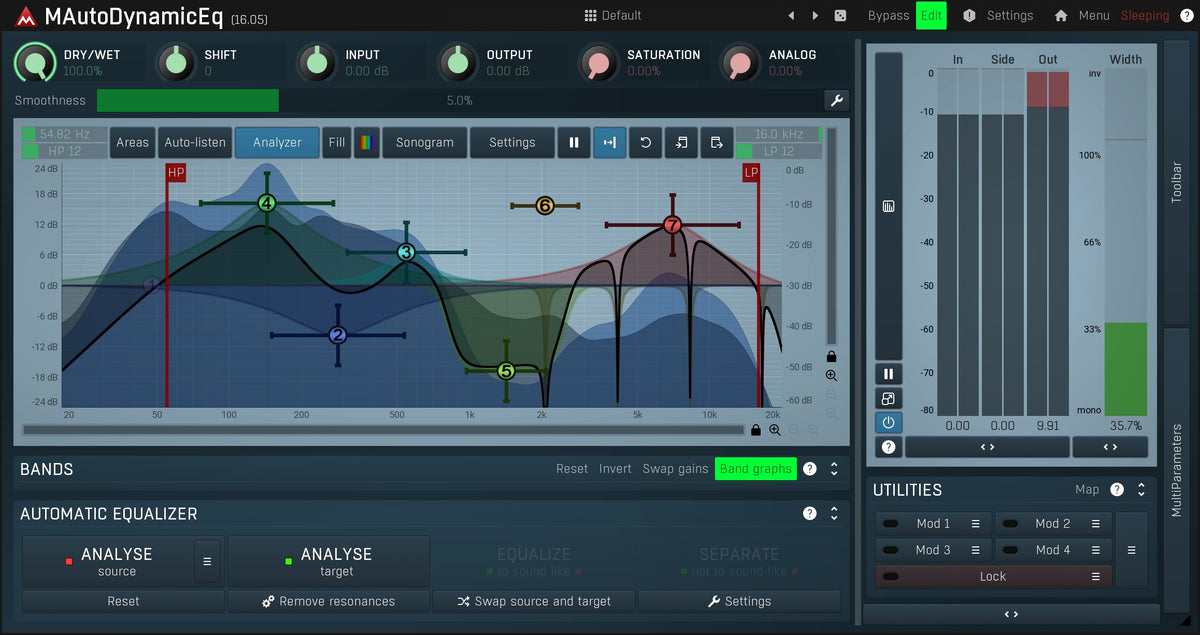 Melda MAutoDynamicEq 다이나믹 이퀄라이저 – 플러그인샵
